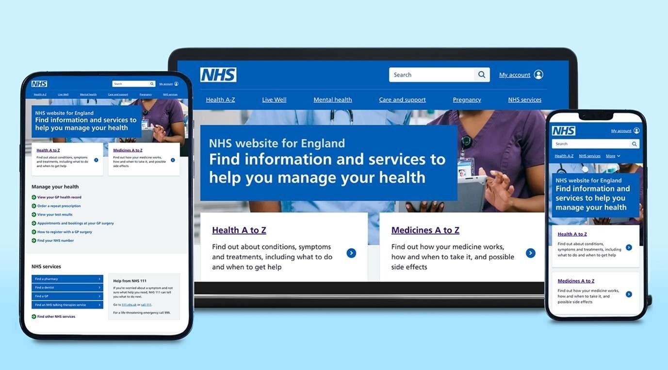 NHS unveils redesigned homepage to meet evolving digital health needs